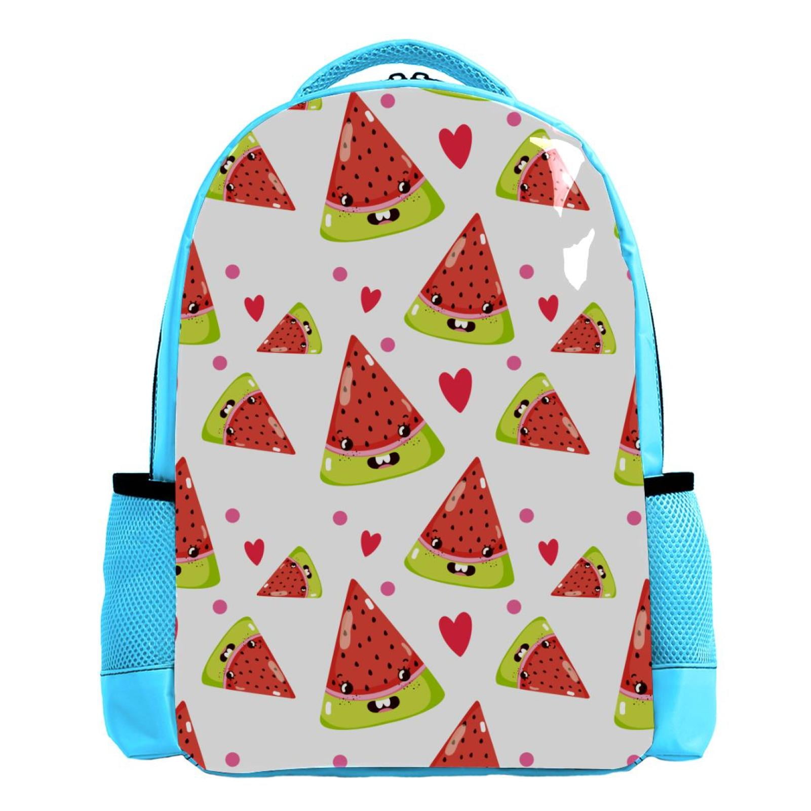 Ownta Cute Fruits Cartoons Pattern Stylish 16 5 In Twill Backpack With