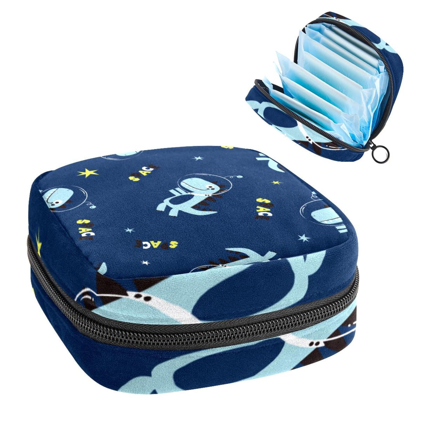 OWNTA Cute Space Cartoon Dinosaur Blue Pattern Premium Storage Bag ...