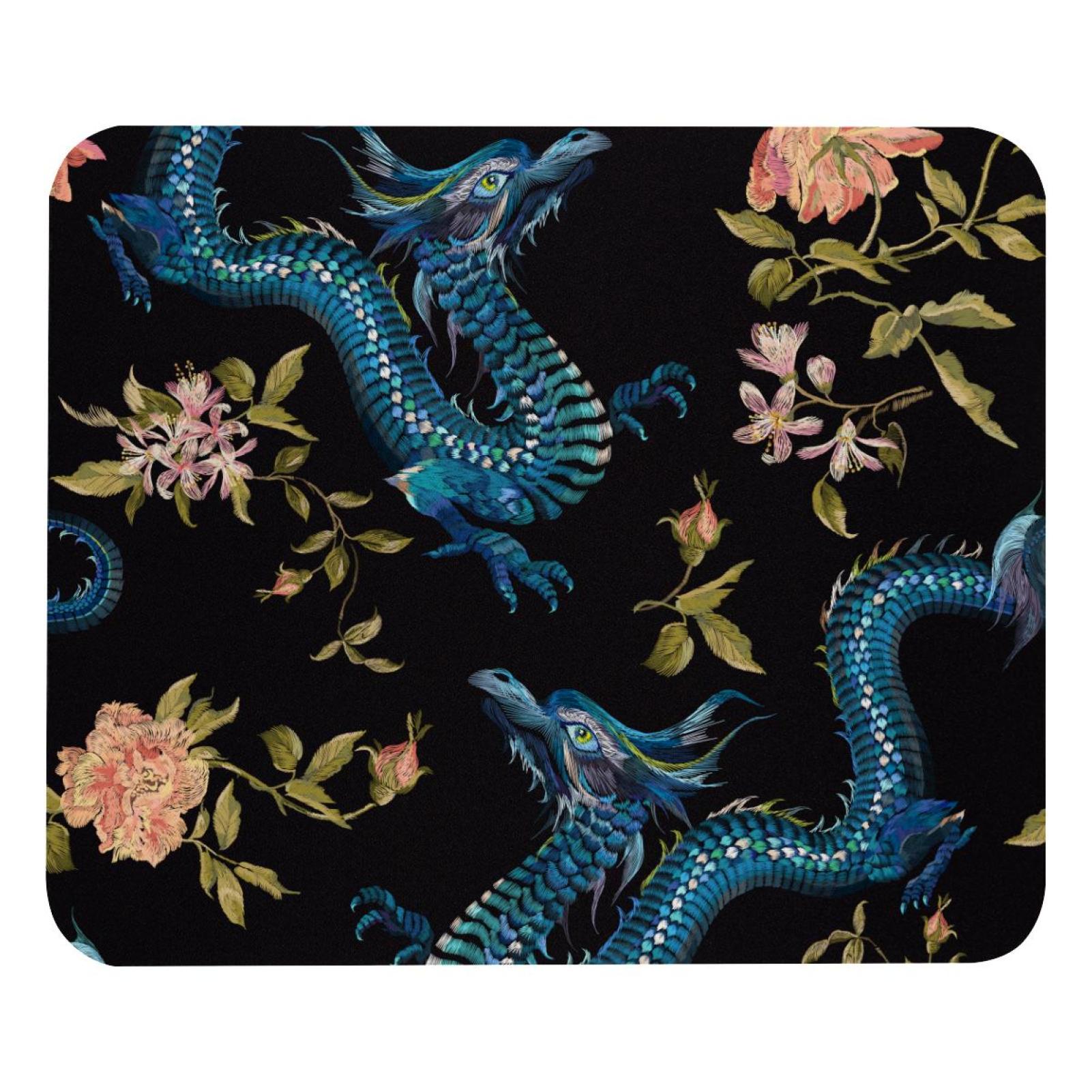 GCKG Sea Dragons And Fire Dragons Art Mouse Pad Personalized Unique ...