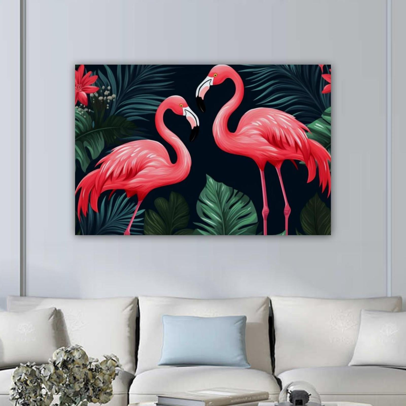 OWNTA Firebirds in Tropical Rain Forests Pattern Canvas Wall Art ...