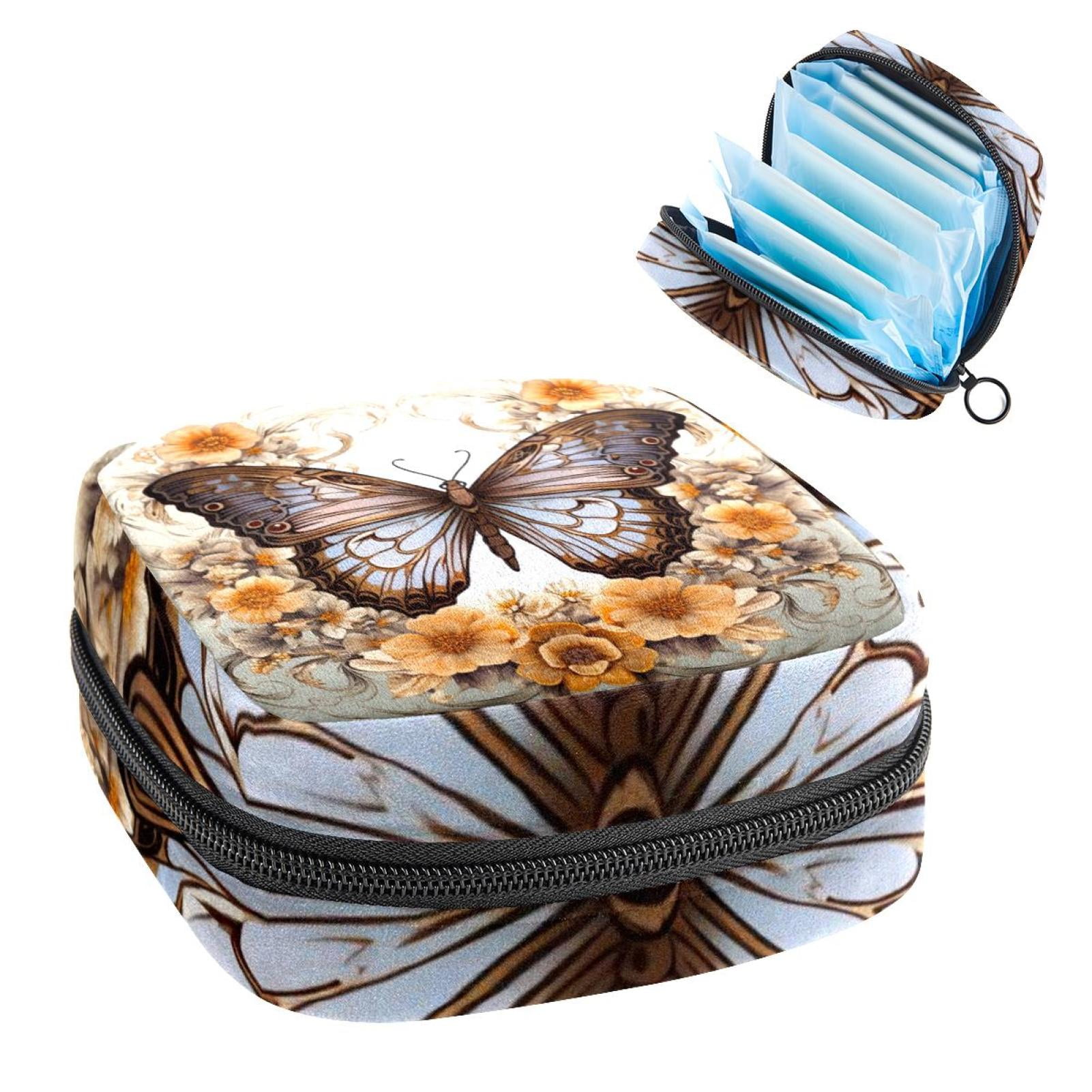 Ownta Fission Butterfly Pattern Premium Storage Bag Period Purse