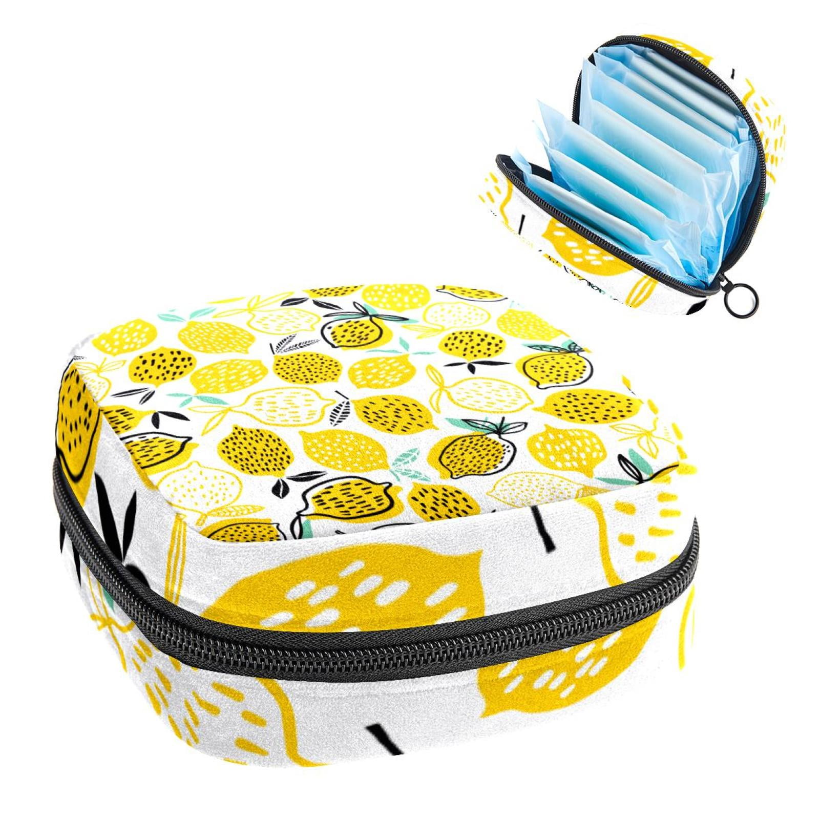 Ownta Fruit Lemon Citrus Pattern Pattern Premium Storage Bag Period
