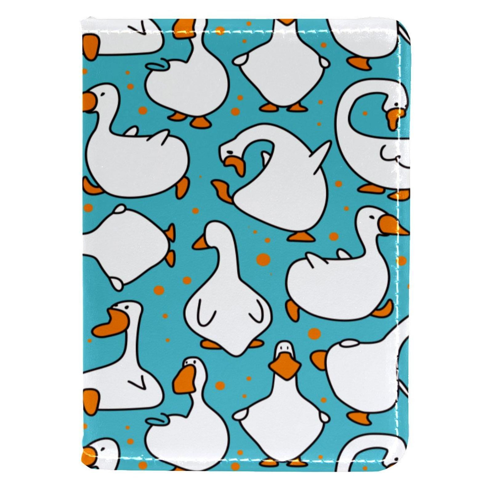 Ownta Goose Bird Pattern Premium Pu Leather Passport Book 4x55