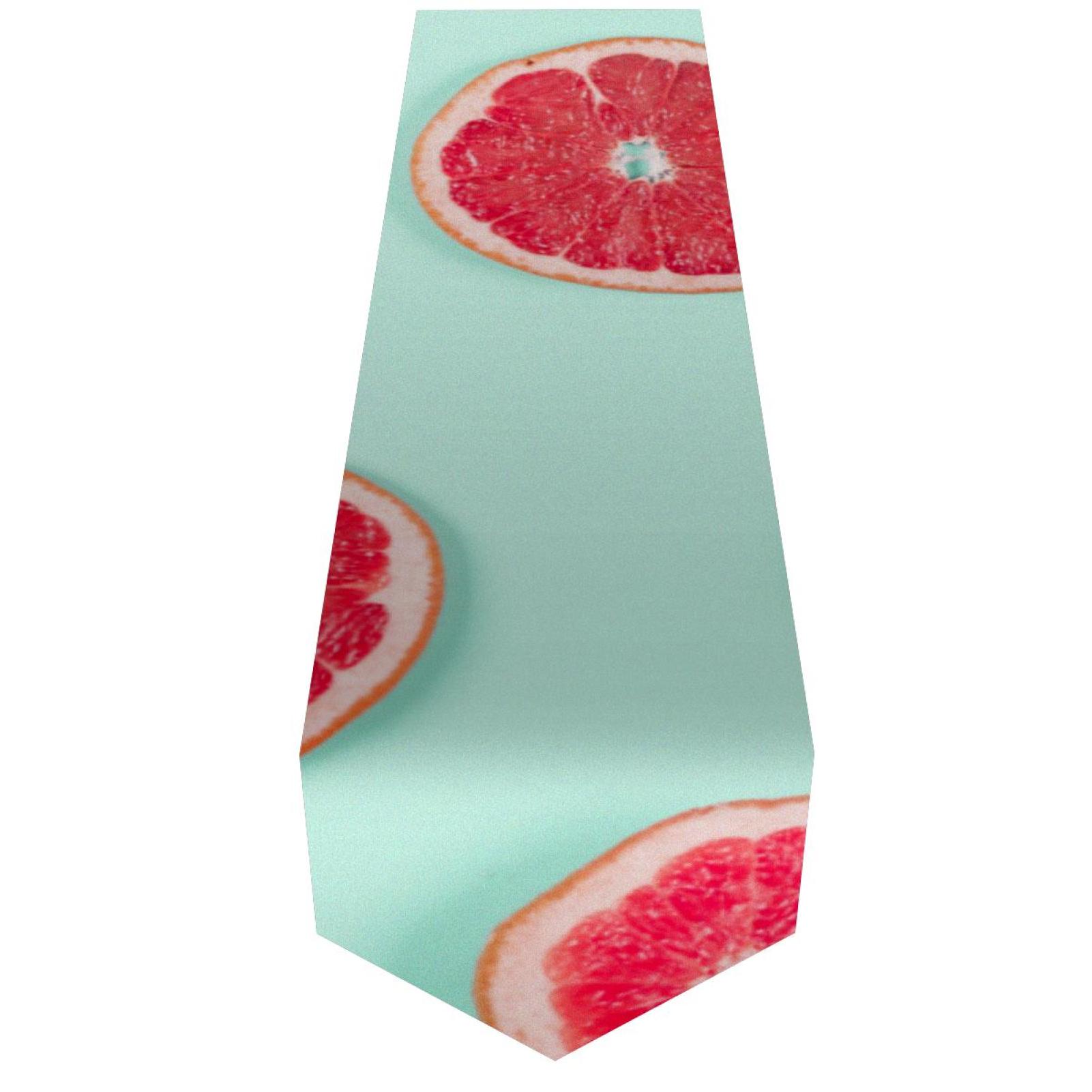OWNTA Grapefruit Slice Pattern Elegant Polyester Table Runner, Perfect for Your Tables - Dining ...