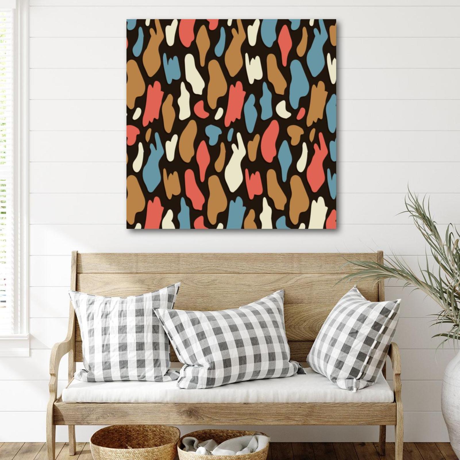 OWNTA Leopard Print3 Pattern Canvas Wall Art Paintings for Living Room ...