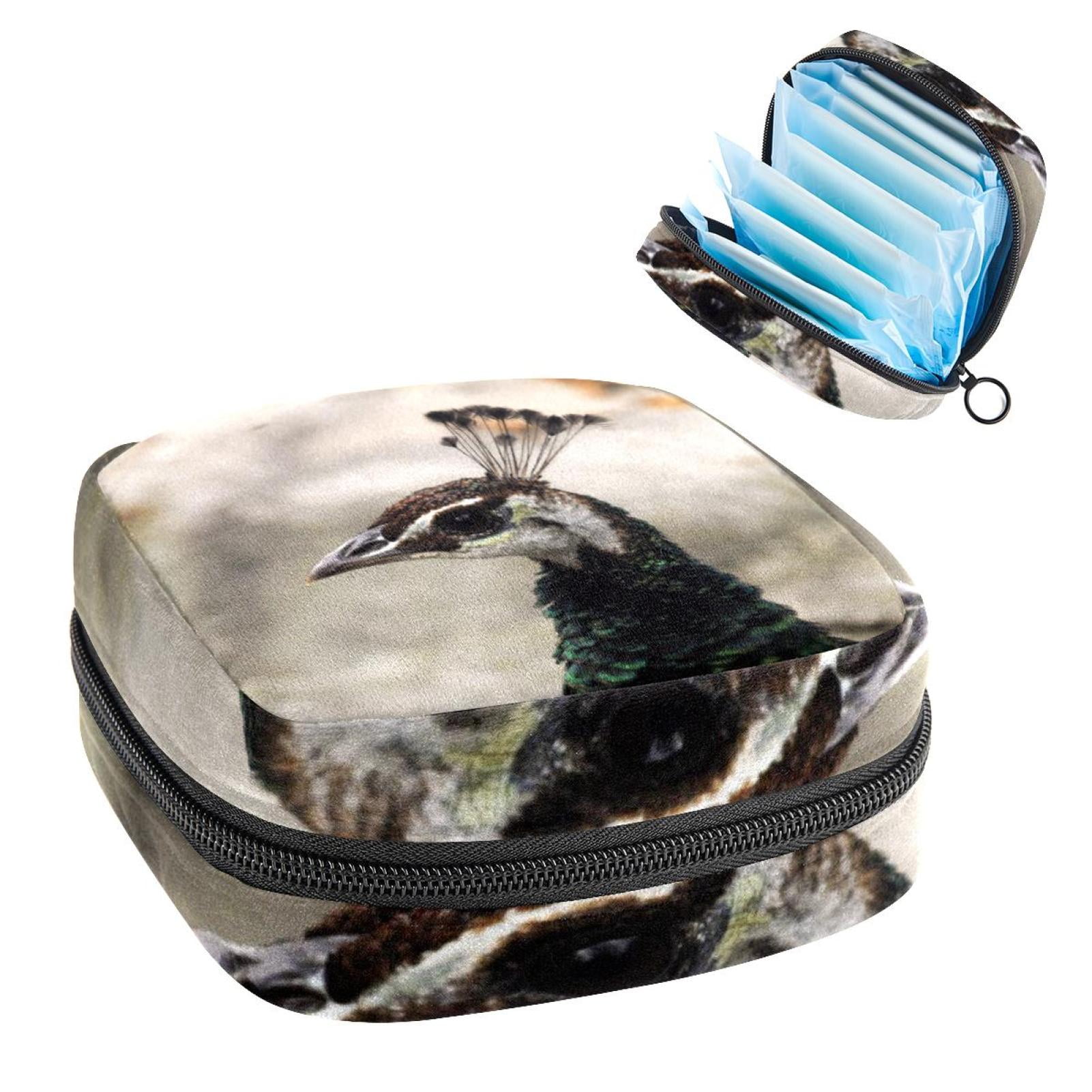 Ownta Peacock Pattern Pattern Premium Storage Bag Period Purse Pencil