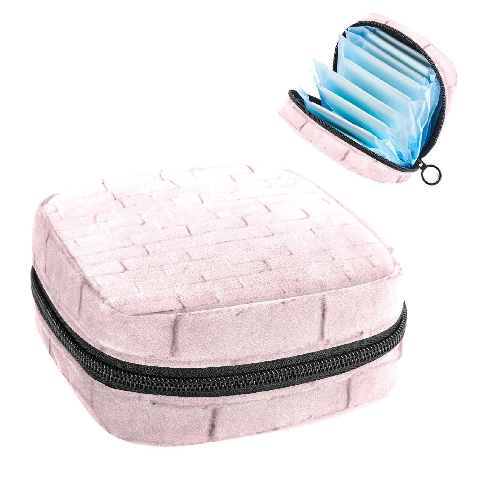 Ownta Pink Wall Background Pattern Premium Storage Bag Period Purse