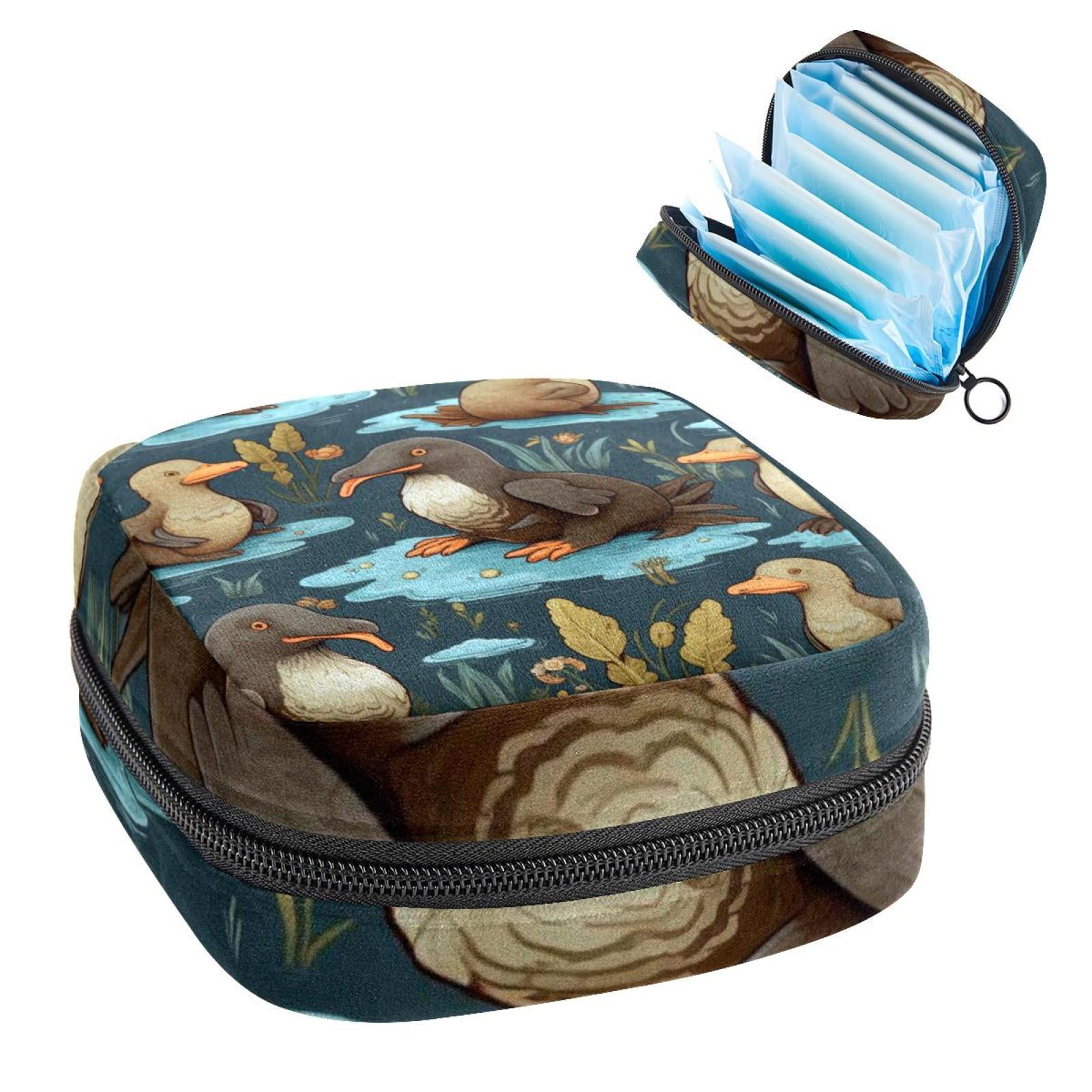 Ownta Platypus Pattern Premium Storage Bag Period Purse Pencil Pouch