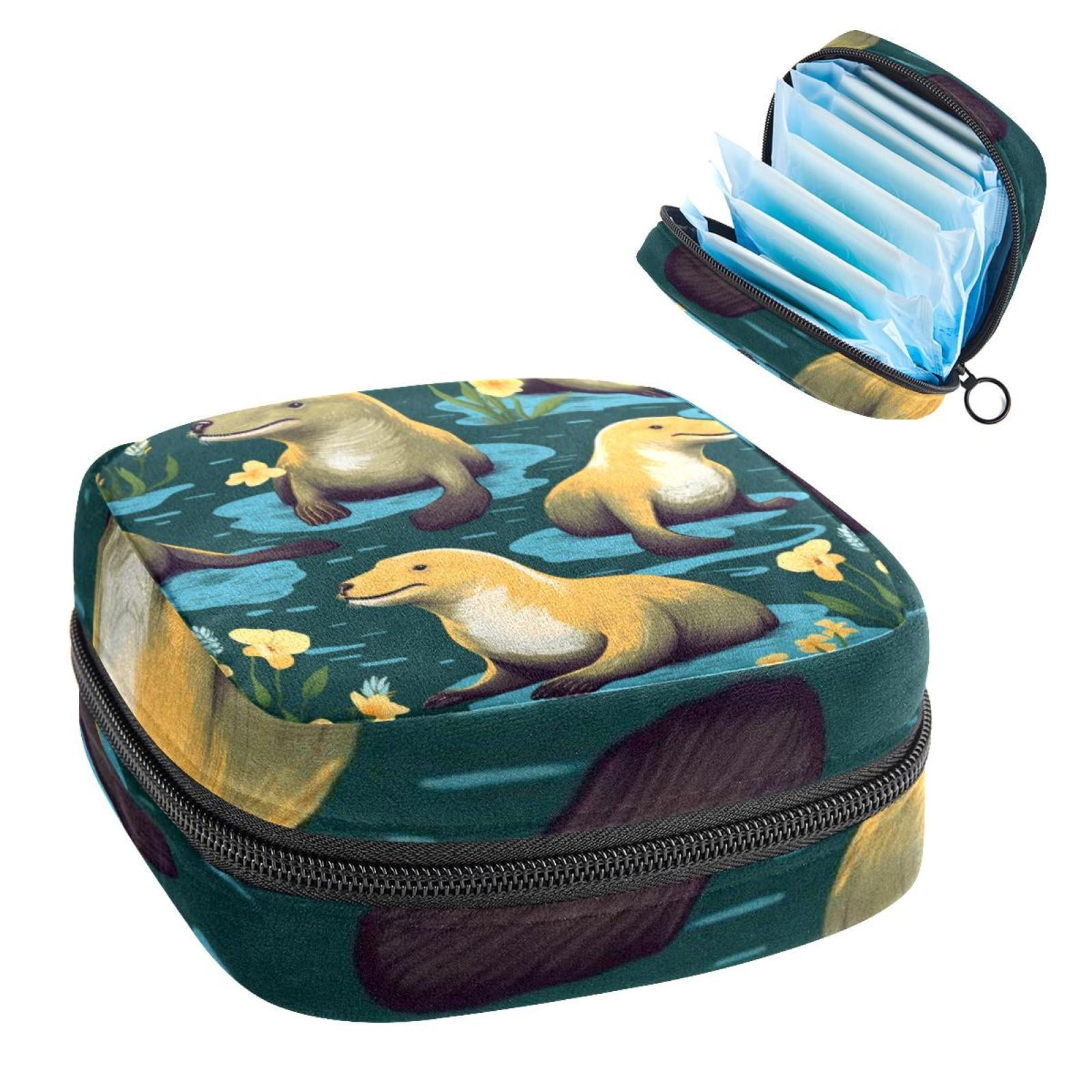 Ownta Platypus Pattern Premium Storage Bag Period Purse Pencil Pouch