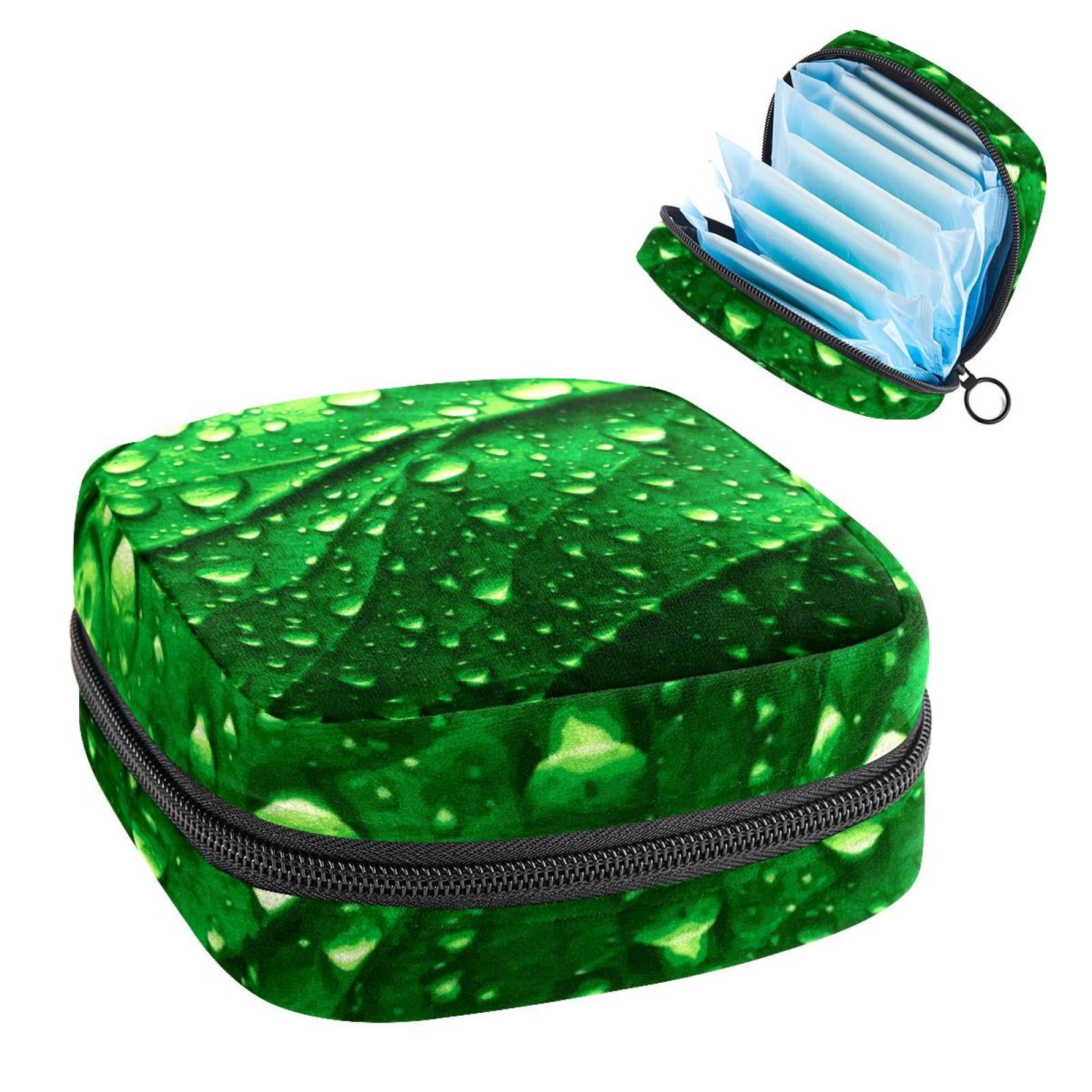 Ownta Realistic Green Leaf Texture With Water Drops Pattern Premium
