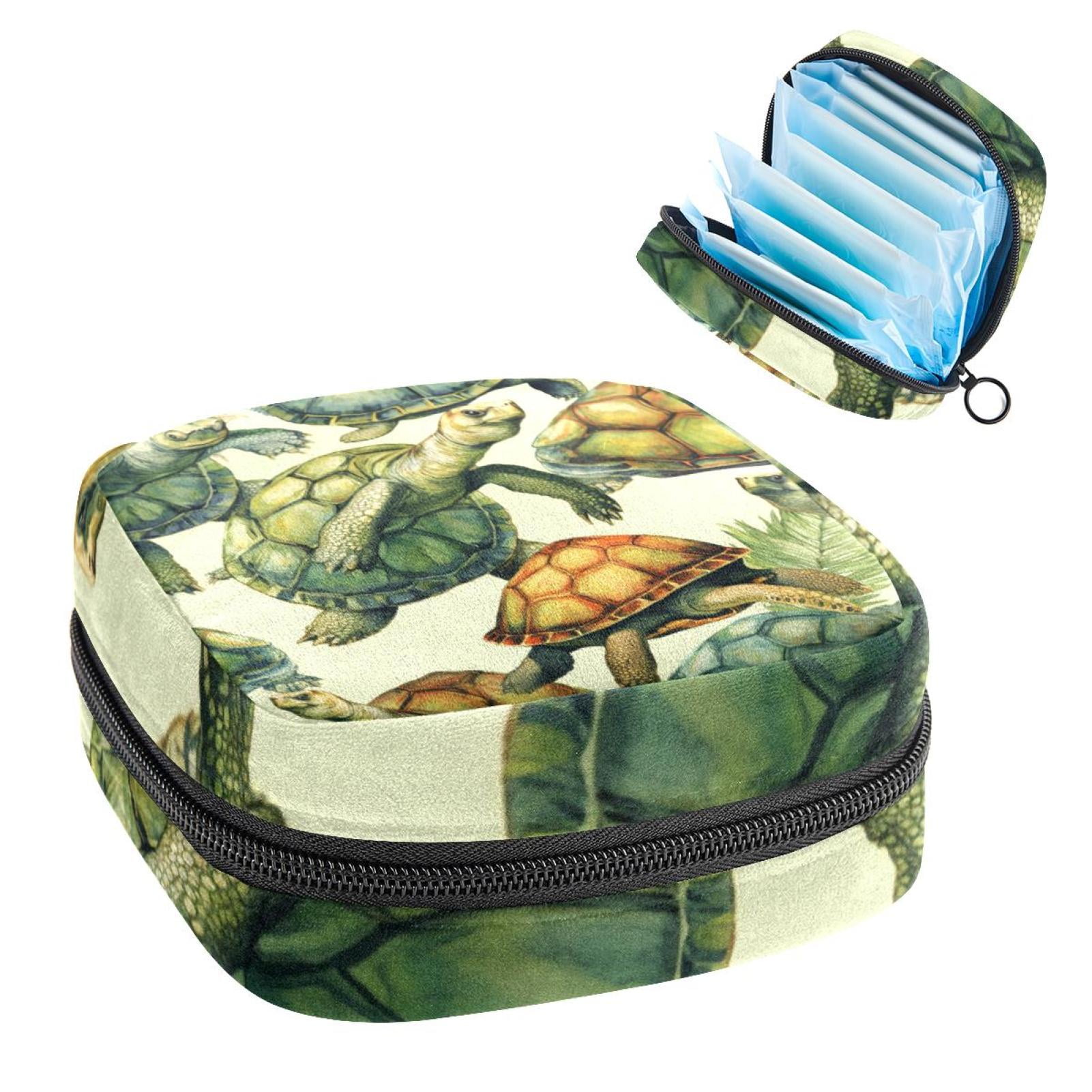 Ownta Sea Turtle Pattern Premium Storage Bag Period Purse Pencil