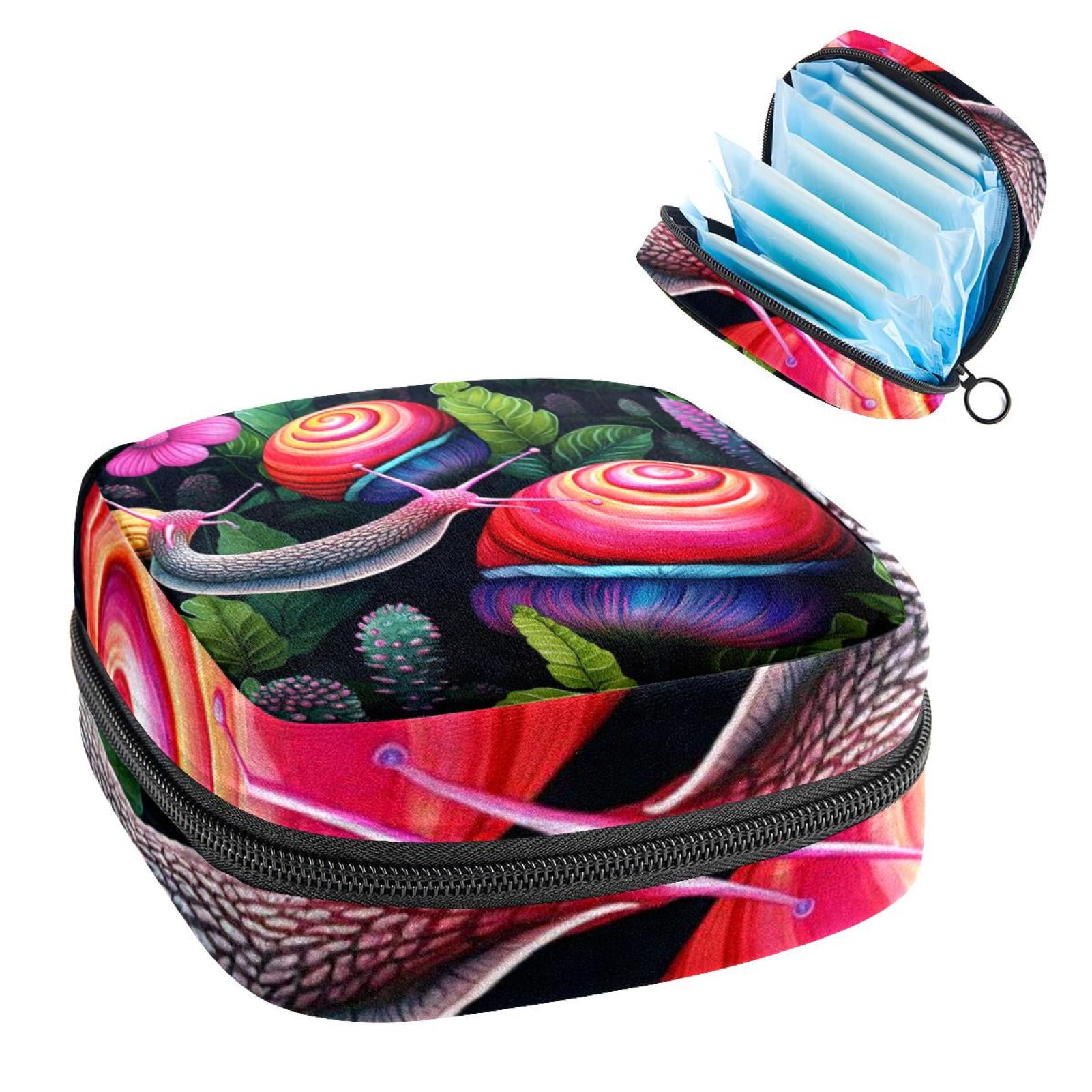 Ownta Snails Pattern Pattern Premium Storage Bag Period Purse Pencil