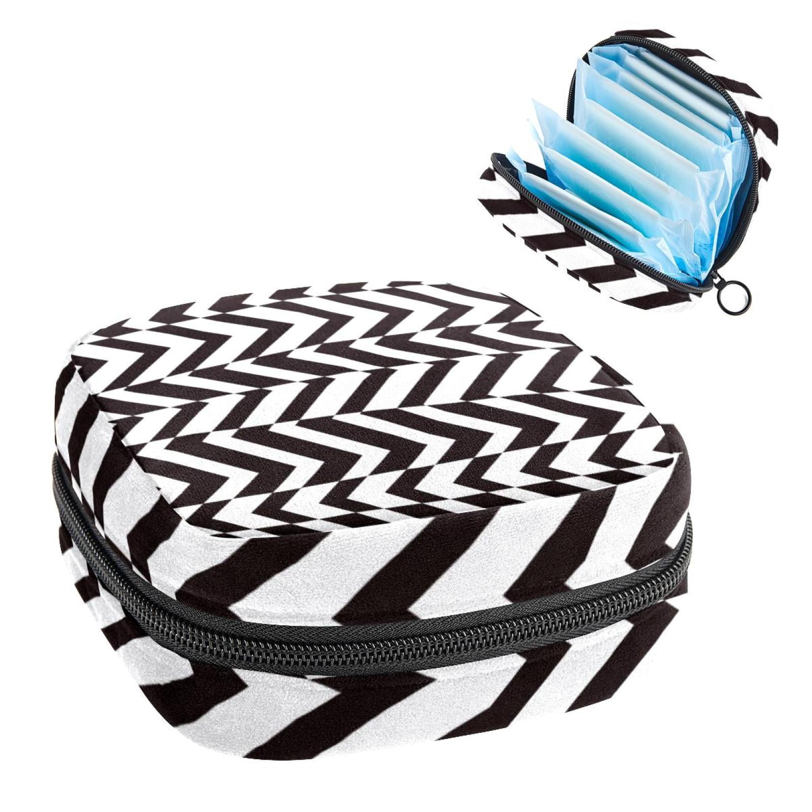 Ownta Stripe Black And White Pattern Pattern Premium Storage Bag