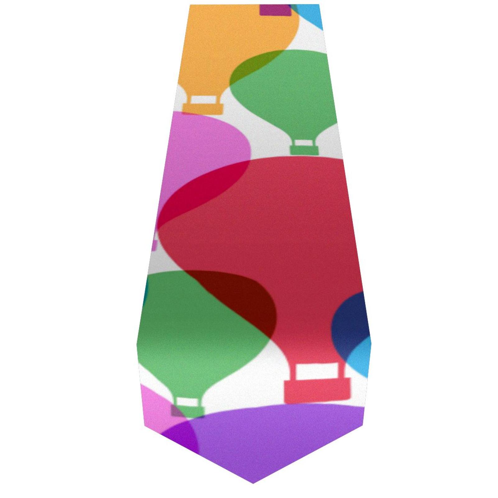 OWNTA Travel Hot Air Balloon Pattern Elegant Polyester Table Runner ...