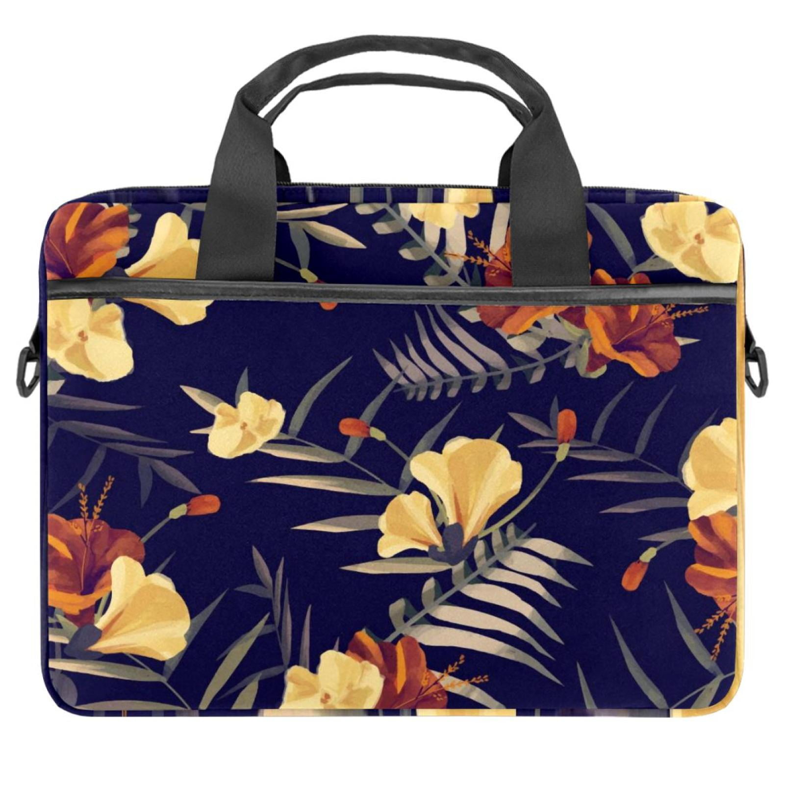 Ownta Tropical Black Floral Flower Pattern 11x14 5x1 2in Velvet Liner