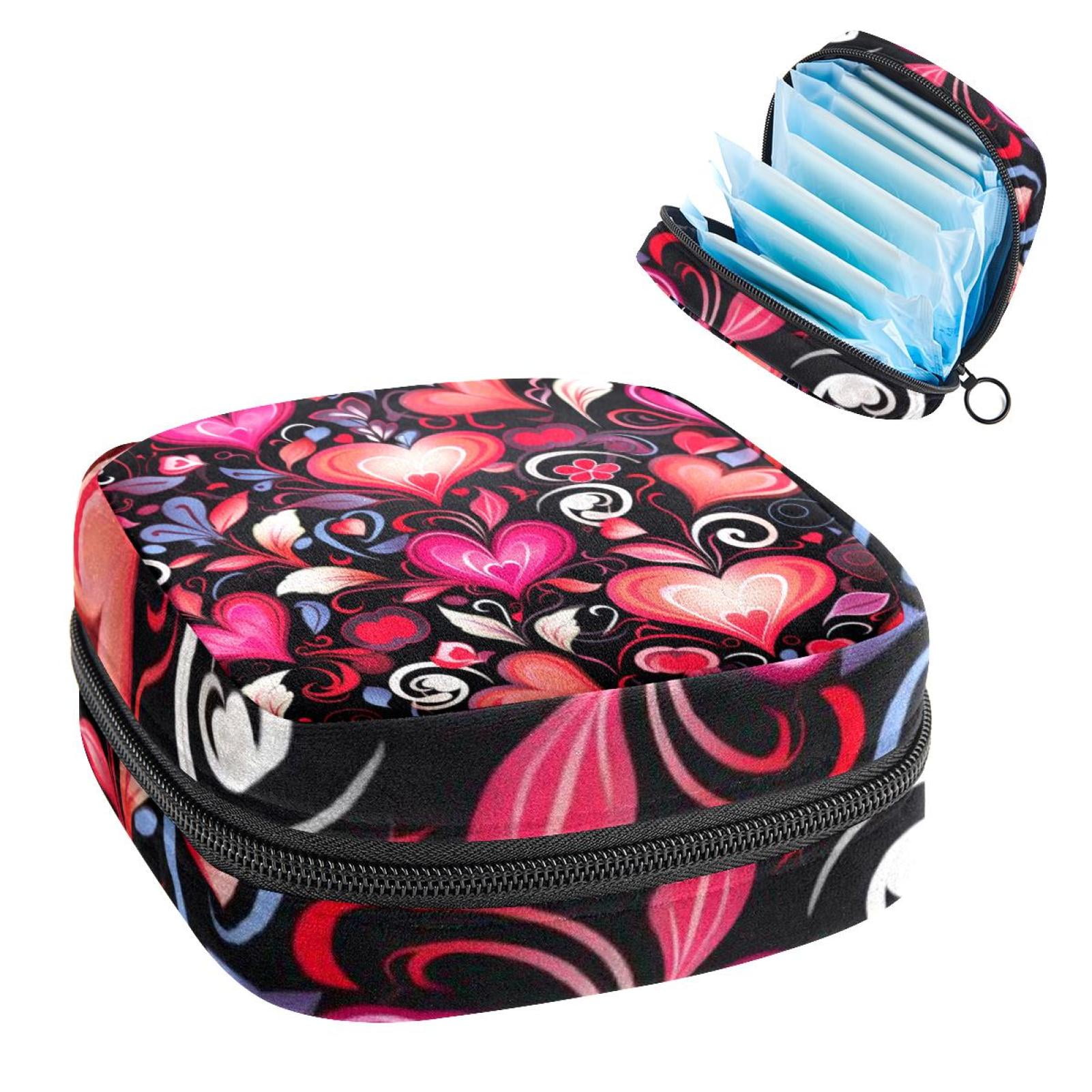 Ownta Valentines Day Love Hearts Pattern Premium Storage Bag Period