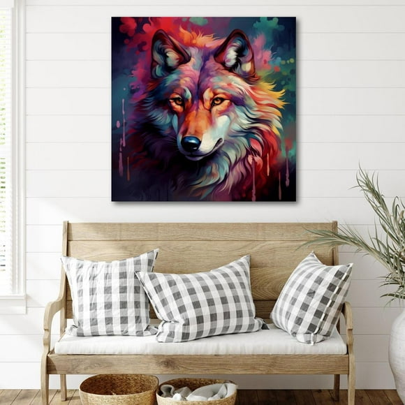 Wolf Paintings Canvas