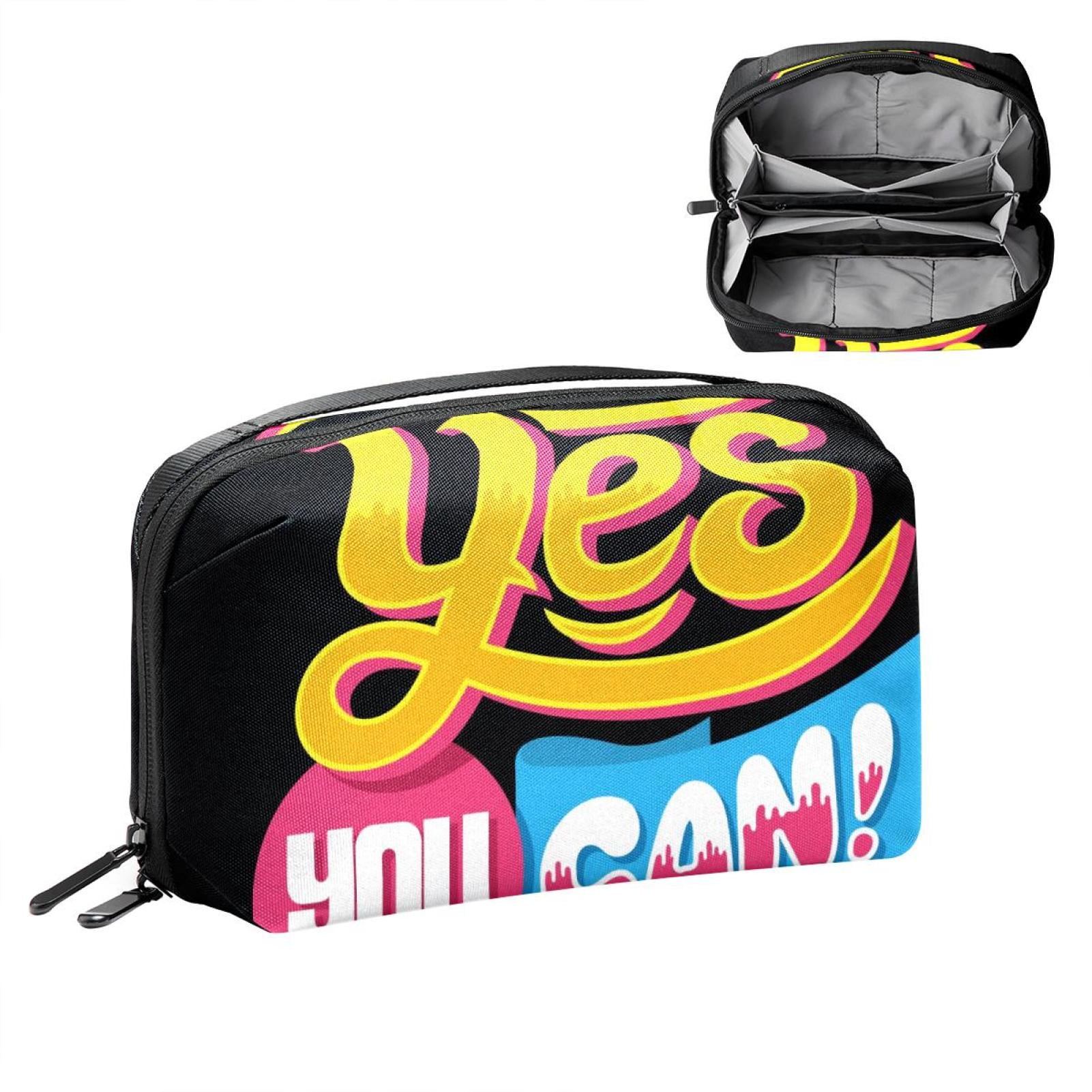 OWNTA Yes You Can Pattern Digital Pouch, Charger Organizer, Cord and ...