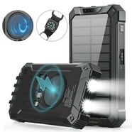 OWNTECH 30000mah Solar Power Bank with 4 Panels, USB, Cell Phone ...