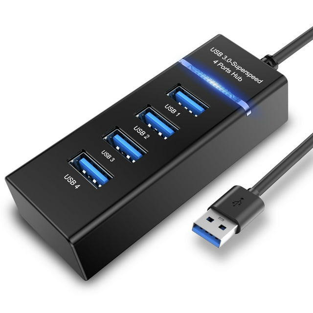 OWNTECH 4 Port USB Extender Hub Splitter 3.0 for Desktop Laptop ...