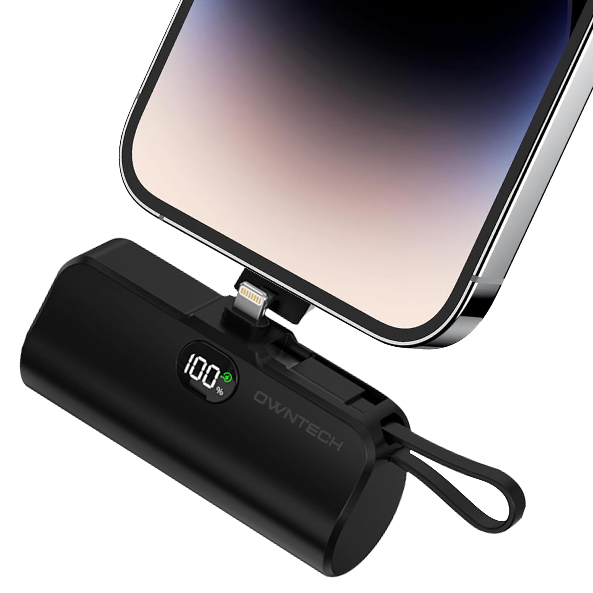 OWNTECH 5000mah Portable Fast Charger Power Bank with LED Display Compatible with iPhone 15 14 13 12 and Android Walmart