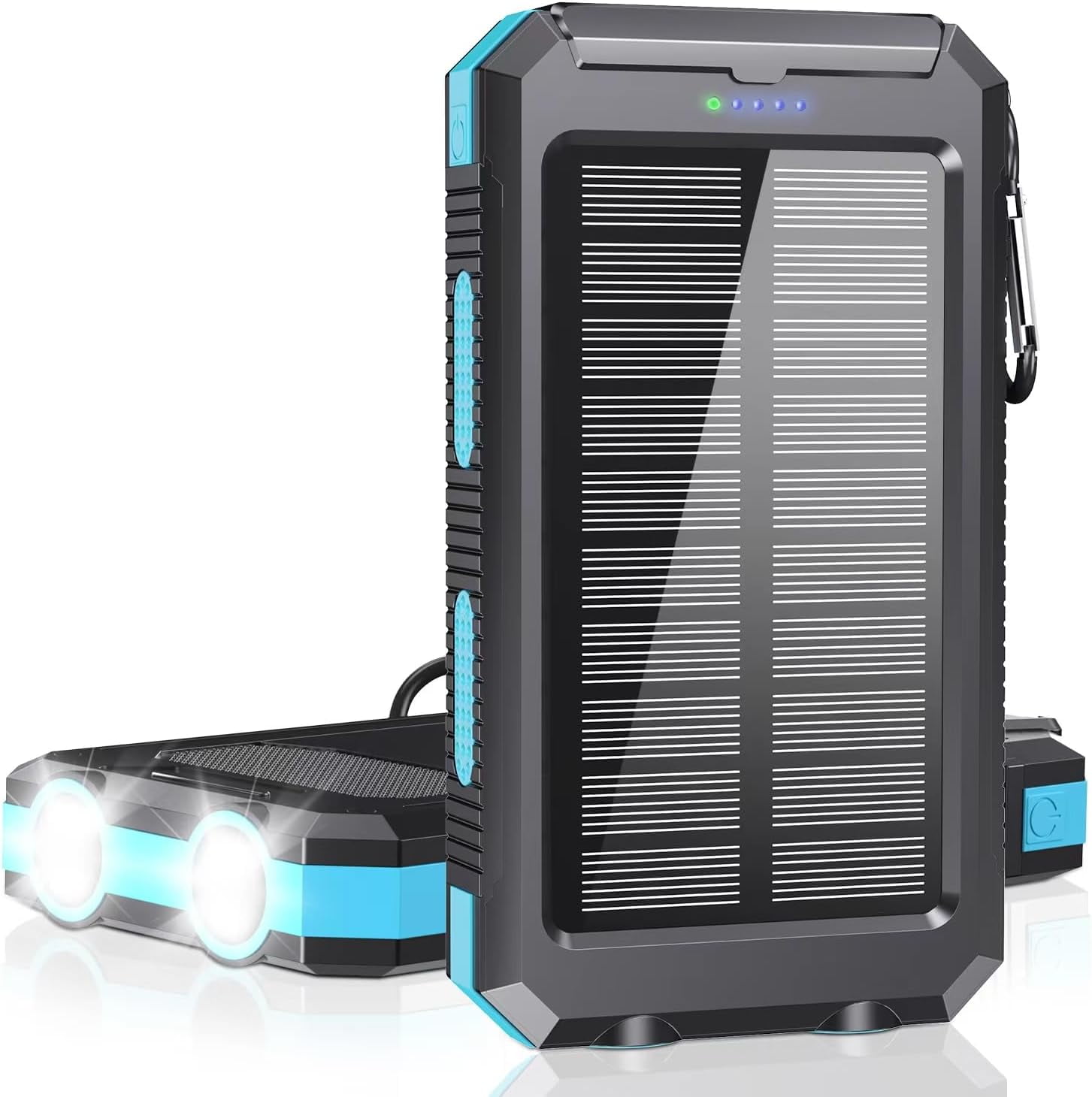 OWNTECH Portable Solar Charger, 30000mAh Wireless Power Bank for Phone ...
