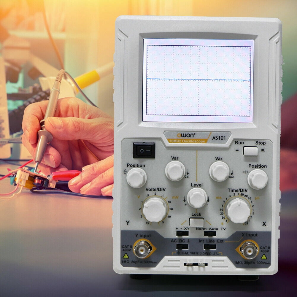 OWON AS101 Handheld Table Virtual Digital Oscilloscope One Channel 100V ...