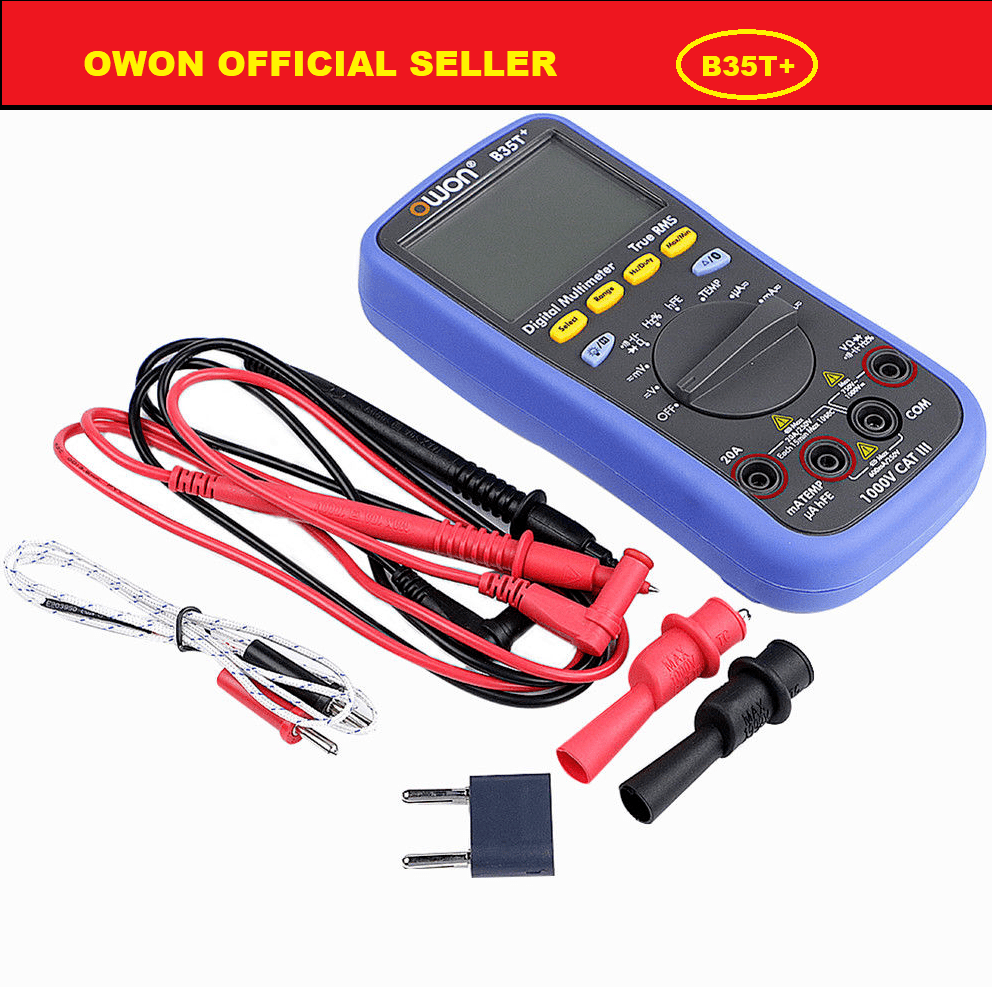 OWON B35T+ multimeter True RMS measurement Bluetooth BLE 4.0 Android ...