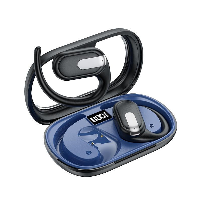 OWS Hanging Ear-type Wireless Earphones Bluetooth Headset Touch Headphone The Ultra -long Clues ...