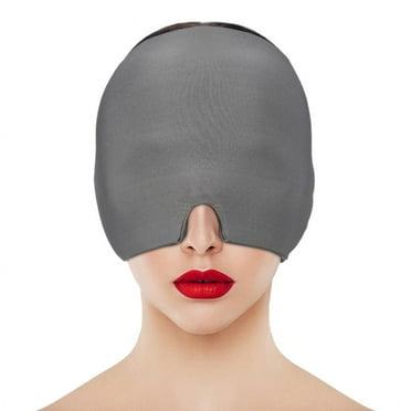 UNCN Full Head Migraine Relief Hat, Ice Headache Wrap for Migraine ...
