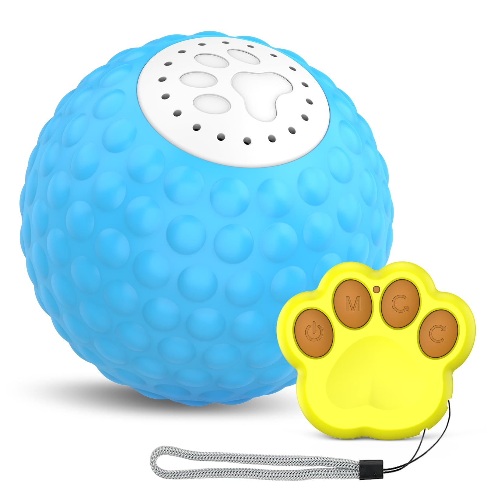 OWSOO Remote control Ball Cat Toy with Realistic Bird Calls Safe and ...
