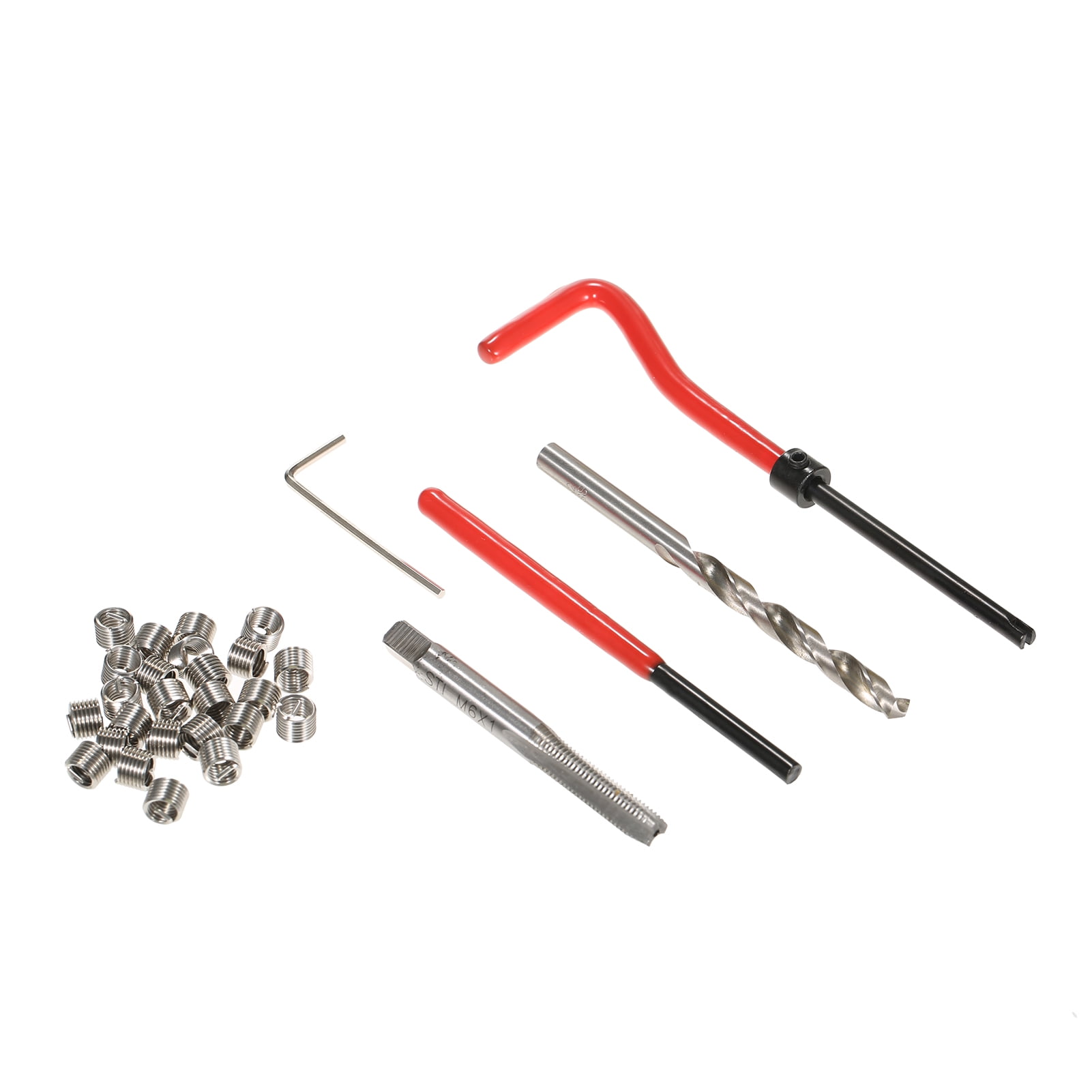 OWSOO Thread Repair Insert Kit,M6 * 1 30Pcs Insert Kit Car Coil ...