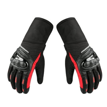 Mens Motorbike Gloves Cold Weather Motorcycle Riding Glove Genuine ...