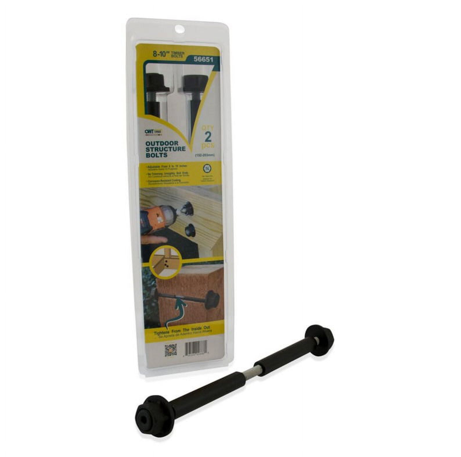 OWT Ornamental Wood Ties 8 in. x 10 in. Timber Bolt (2-Pack - Walmart.com