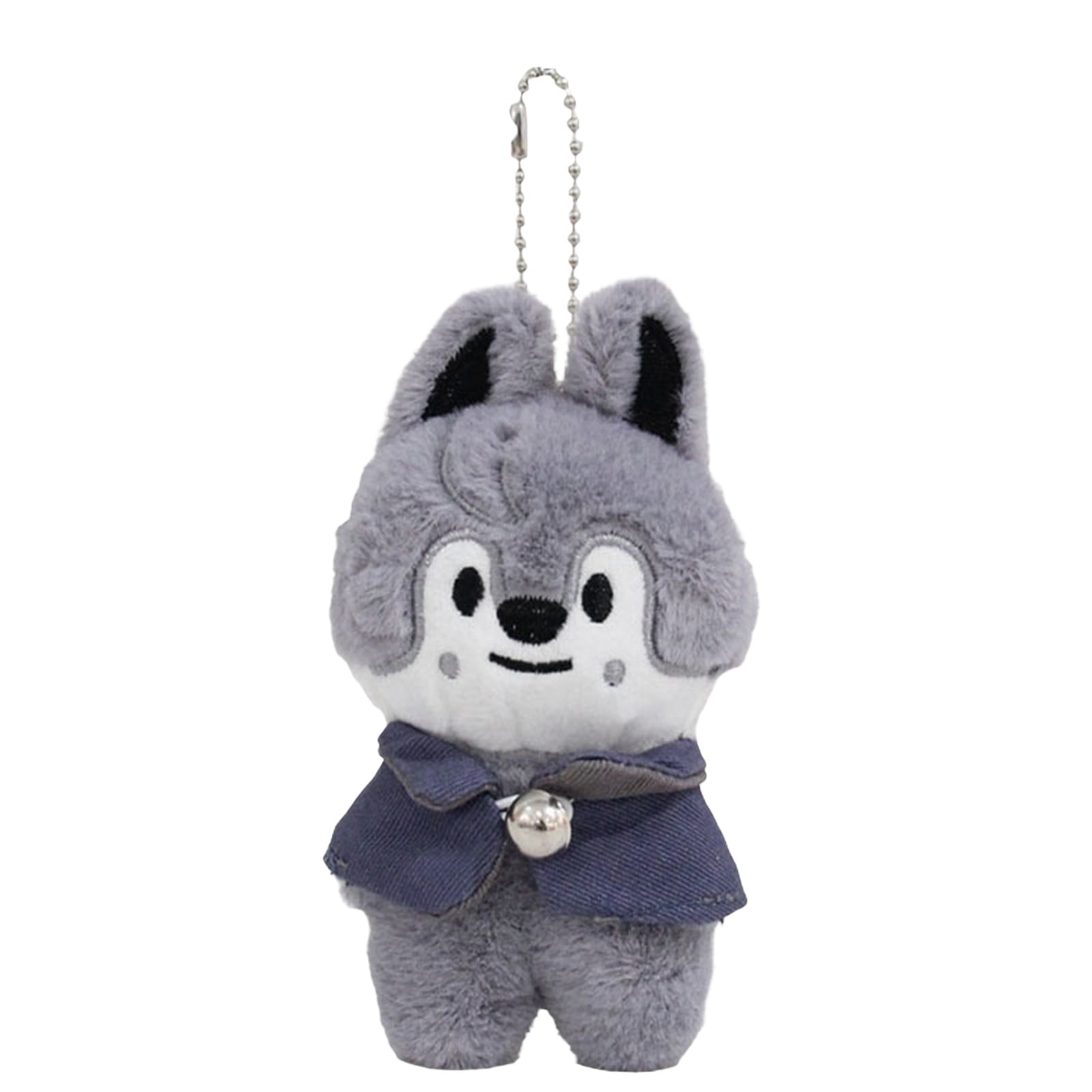 OWTNXKLD，Wolf Plush Keychain，Wolf Stuffed Animal，Wolf Keychain，Cute ...