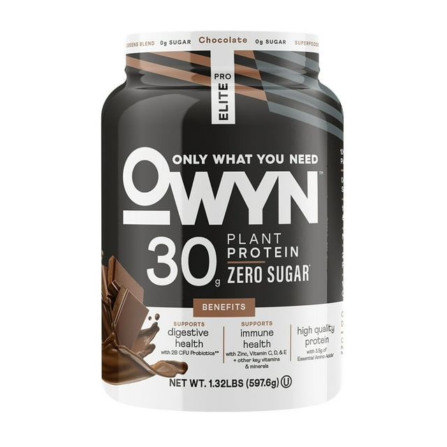 OWYN Elite 30 Gram Chocolate Plant Protein Powder - Walmart.com