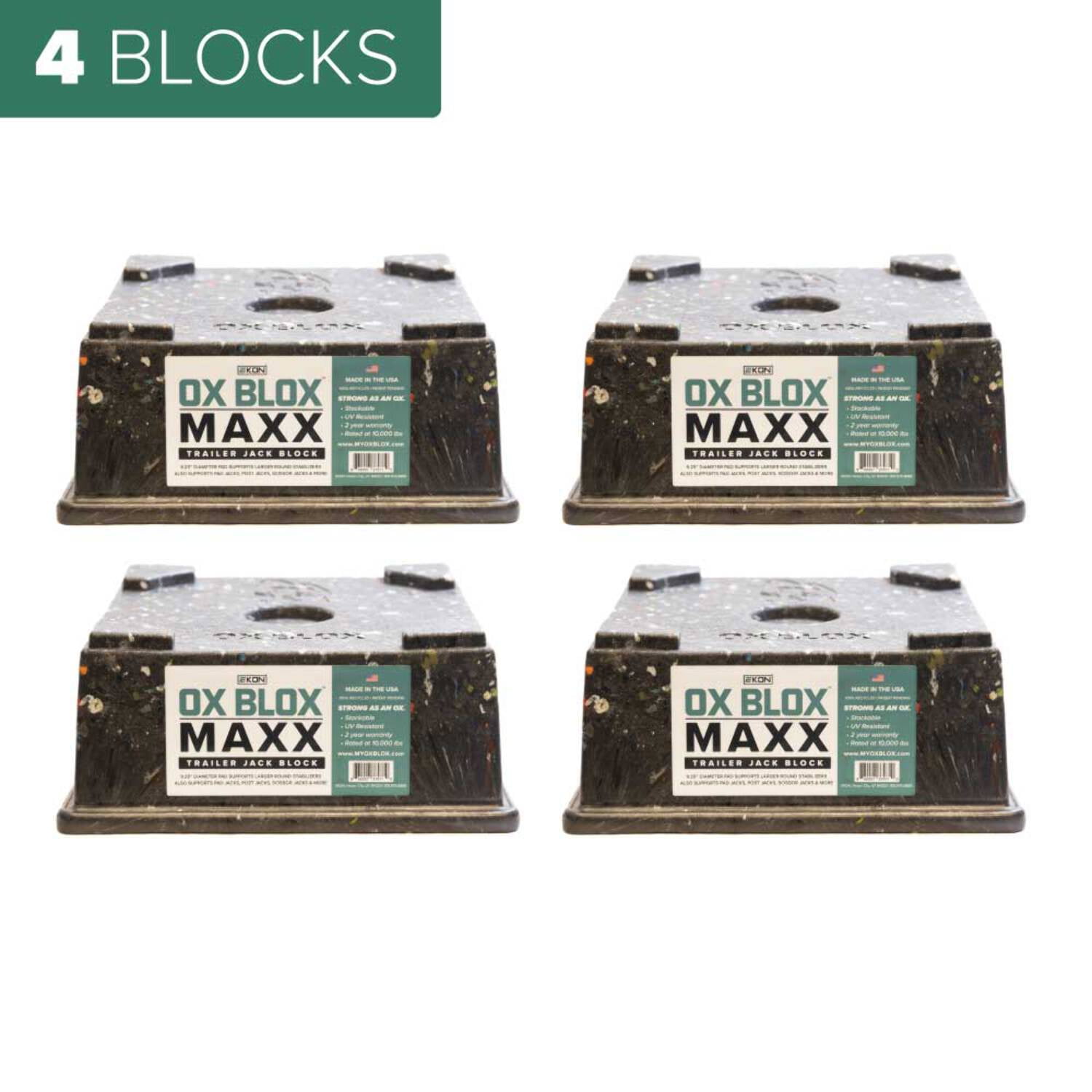 OX BLOX MAXX Trailer Jack Block - Walmart.com