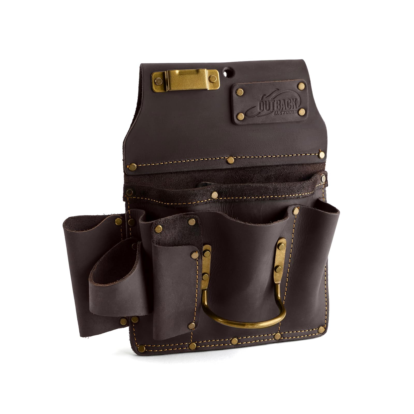 OX Tools Leather Tool Pouch for Pro Drywall Contractor, Oil Tanned ...