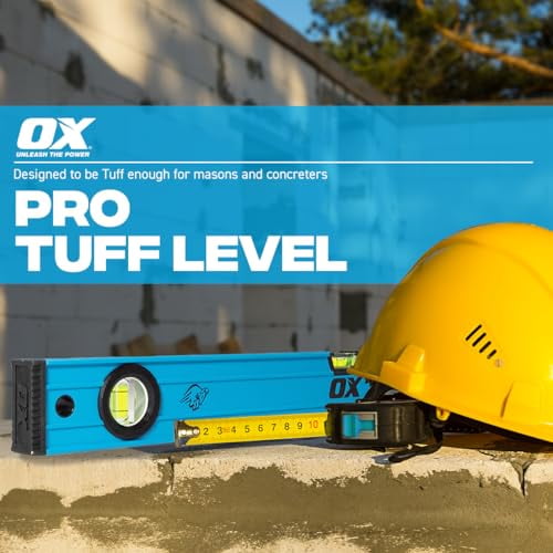 OX Tools OX-P503418 72-inch TUFF Level with Shock Resistant End Caps ...