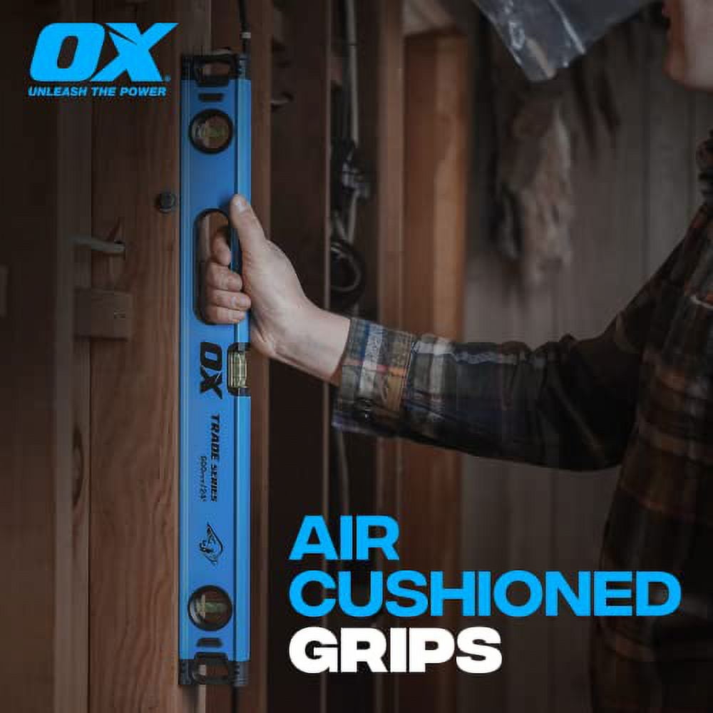 OX Tools Trade Series 8ft Non Magnetic Box Beam Levels - 96 inch Level ...