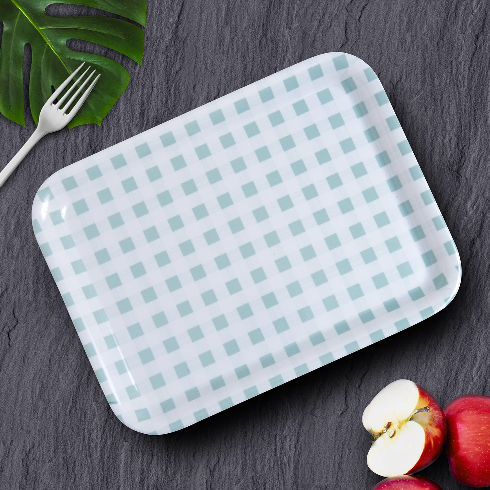 OXFM Multipurpose Melamine Rectangular 15.2" Tray, April Showers ...