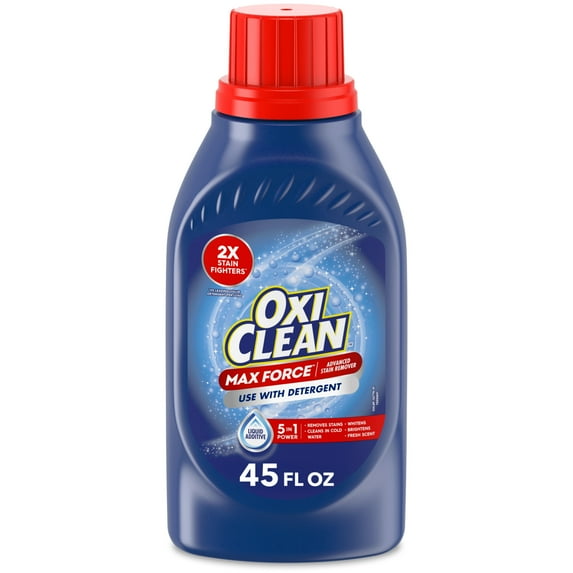 OxiClean Max Force Advanced Stain Remover Liquid, Gentle Color-Safe ...