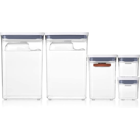 OXO Good Grips 8-Piece POP Airtight Food Storage Containers for Sugar ...