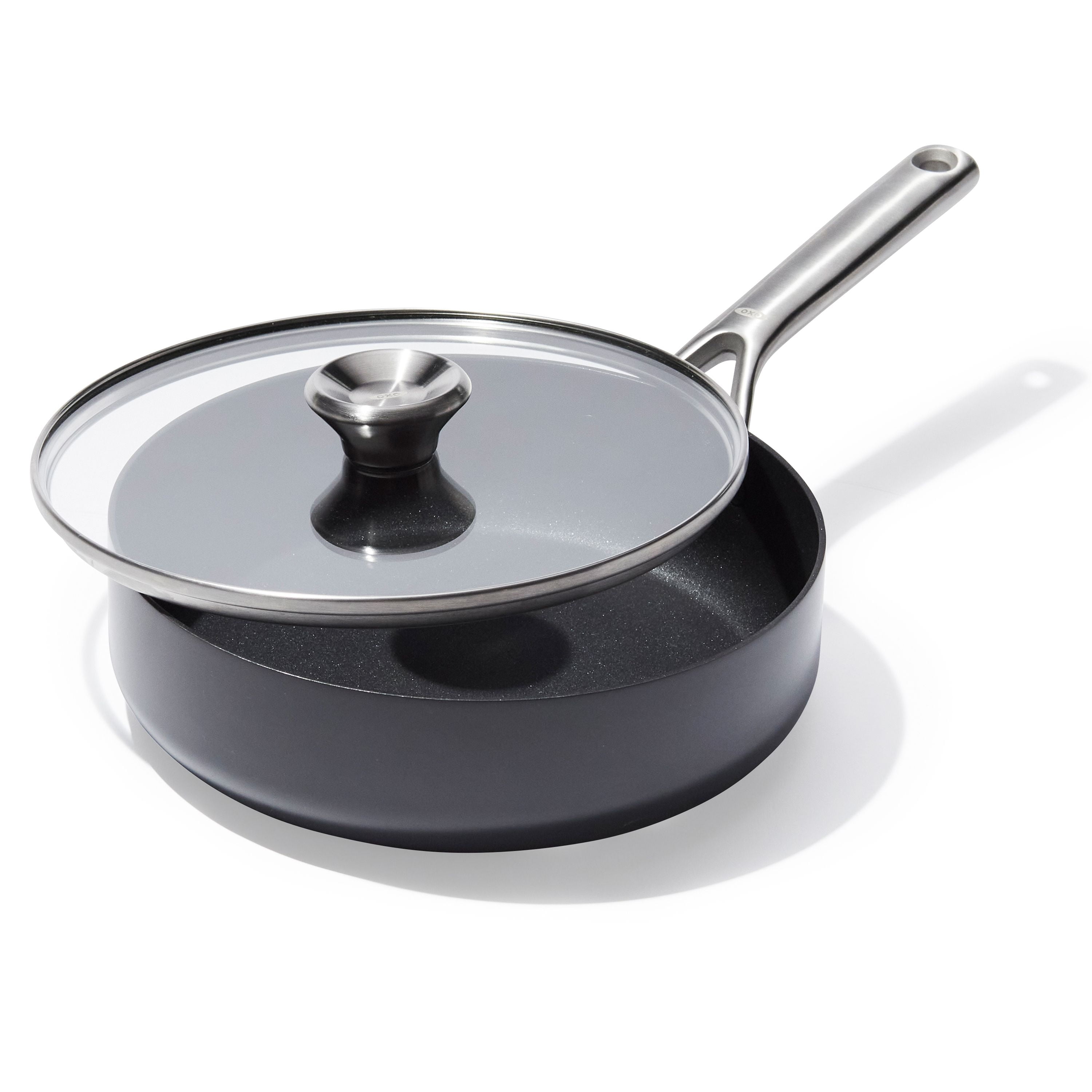 OXO 16.97'' Aluminum Saute Pan Jumbo Cooker with Lid - Walmart.com
