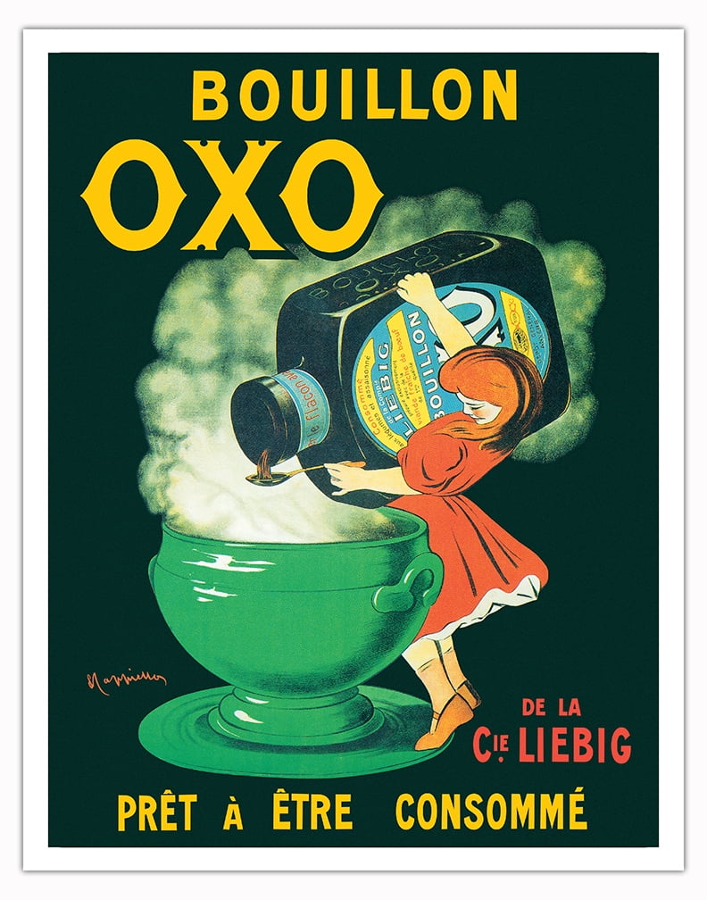 OXO Bouillon Cubes - Vintage Advertising Poster by Leonetto Cappiello c ...