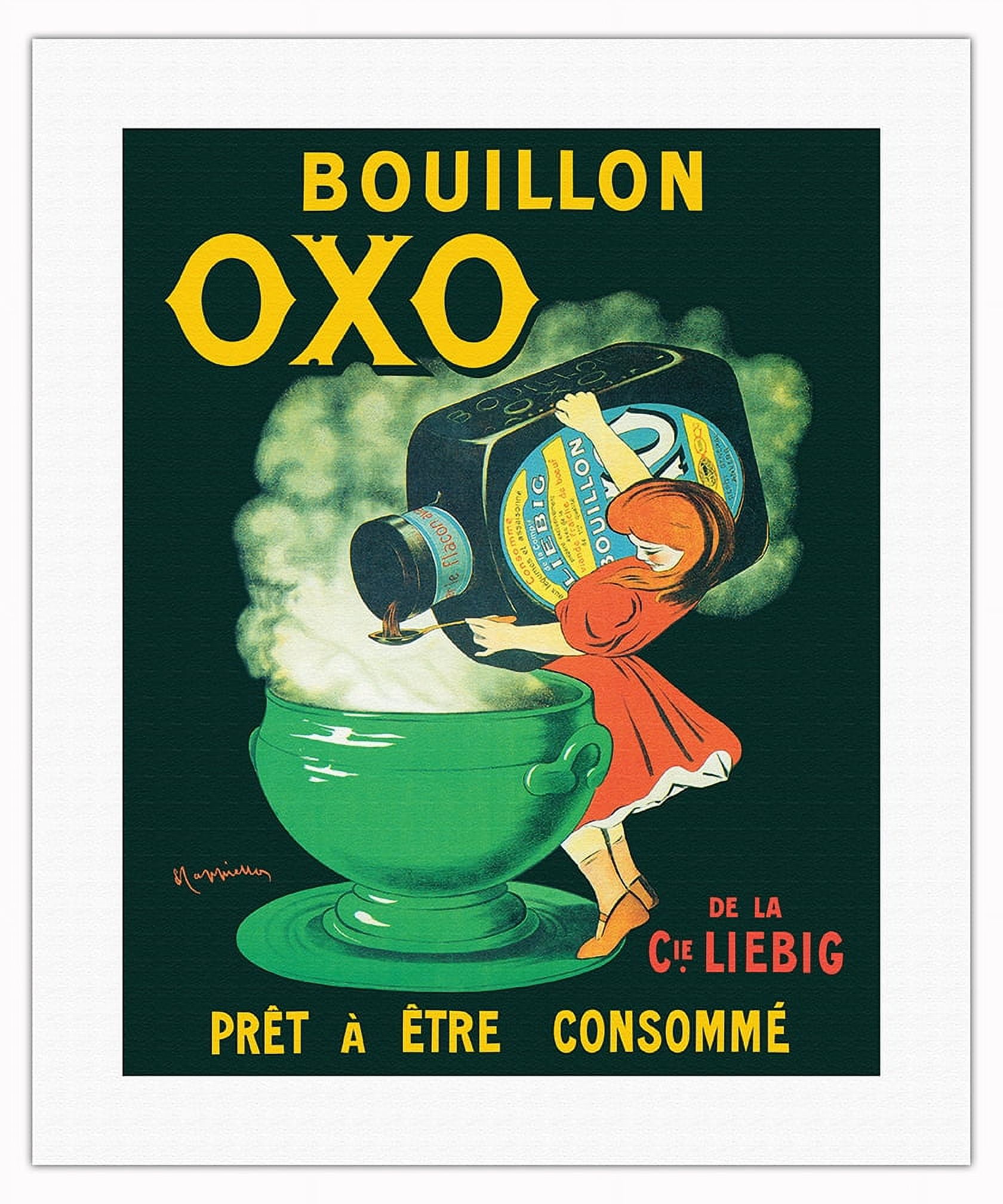 OXO Bouillon Cubes - Vintage Advertising Poster by Leonetto Cappiello c ...