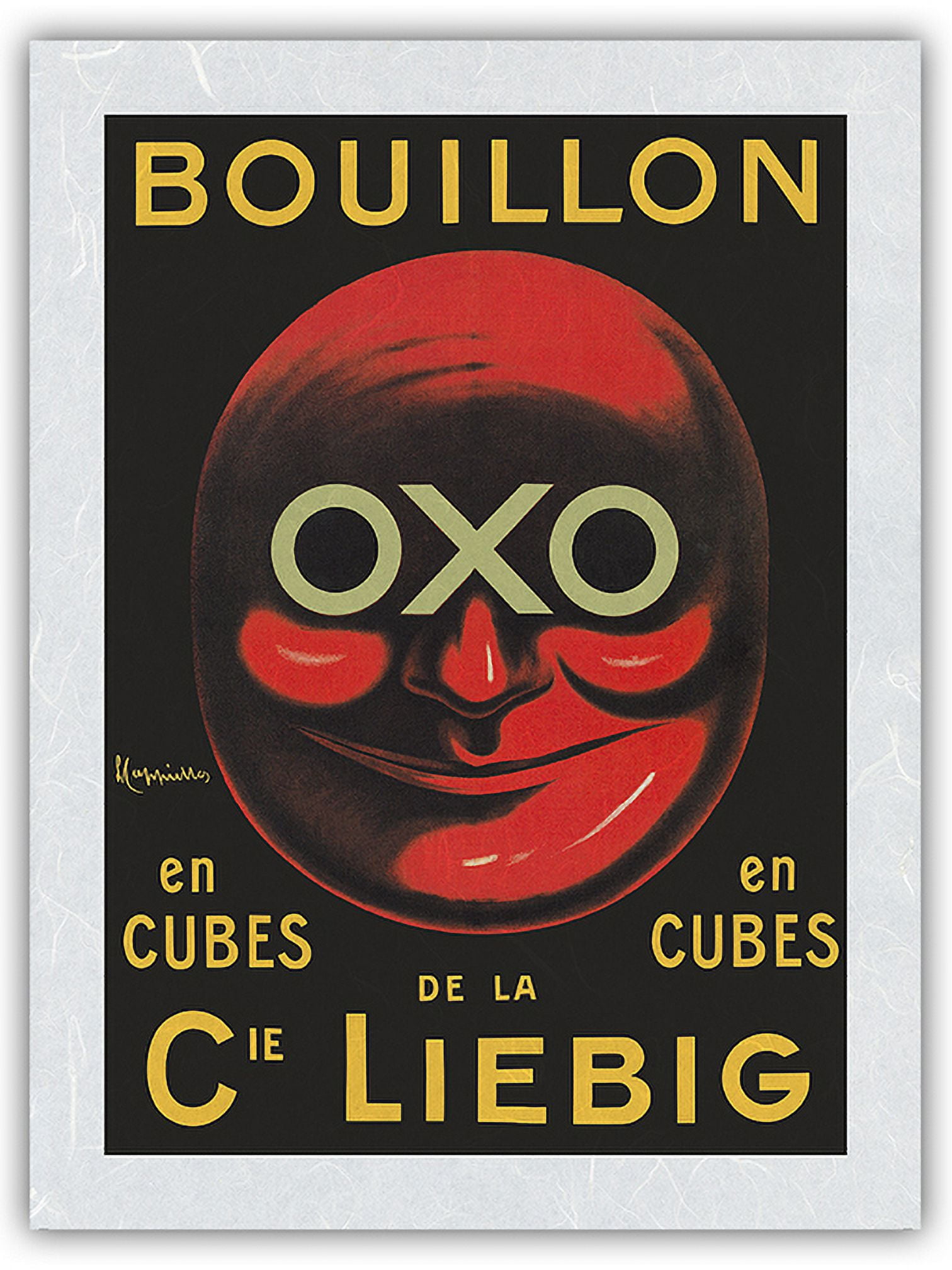 OXO Brand - Bouillon Stock Cubes - Liebig Co. - Vintage Advertising Poster by Leonetto Cappiello ...