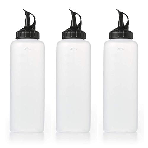 OXO Chef's Condiment Squeeze Bottles (Pack of 3) - Large 16 oz ...
