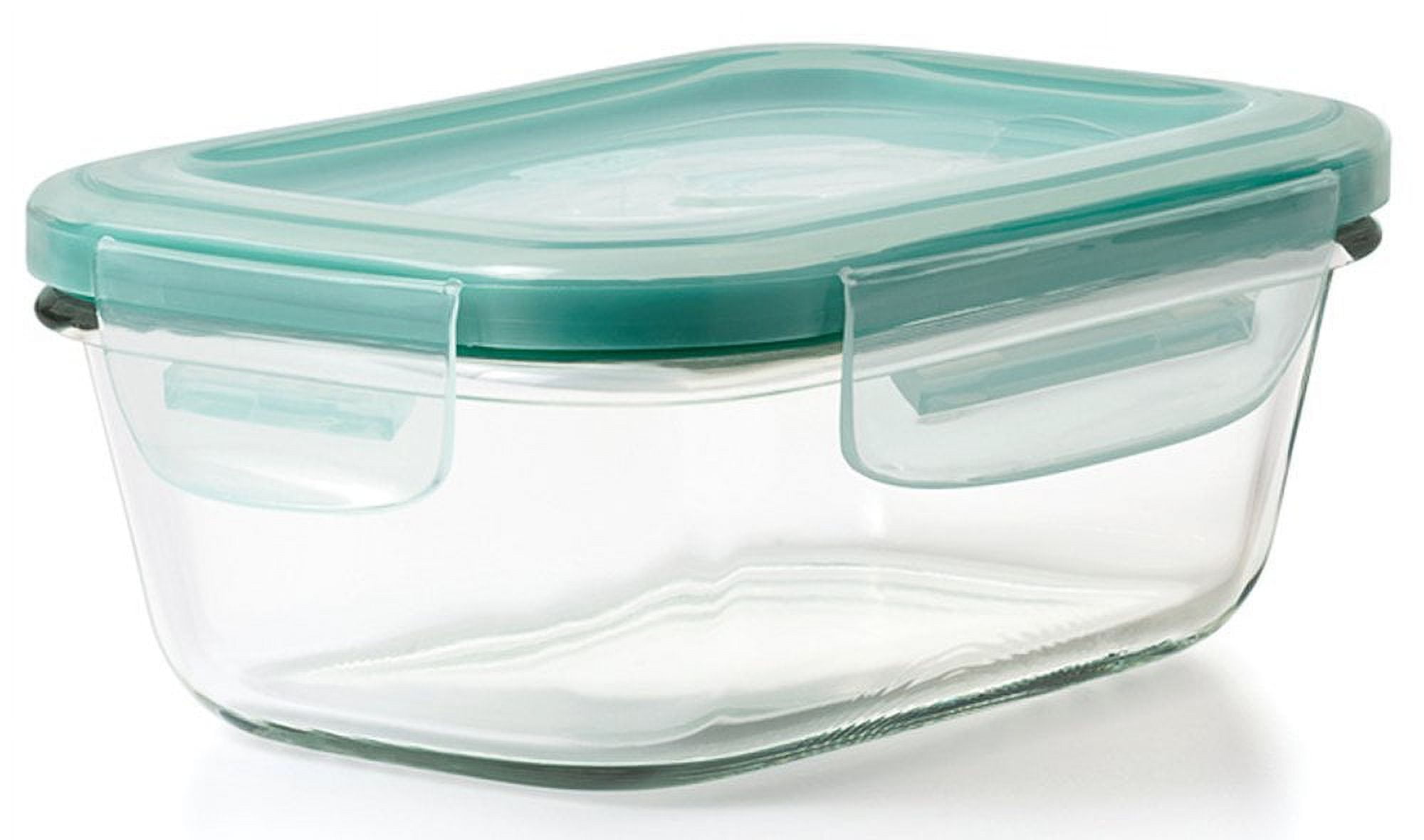 OXO Good Grips 1.6 Cup Smart Seal Leakproof Glass Rectangle Food ...