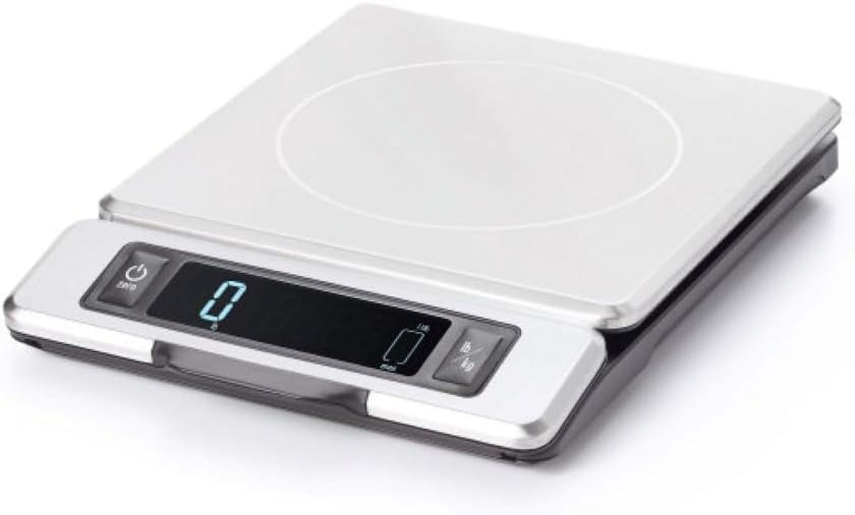 OXO Good Grips 11-Pound Stainless Steel Food Scale with Pull-Out ...